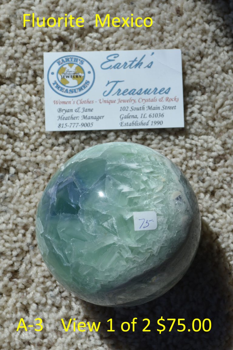 Fluorite Sphere Mexico A-3 | Earth's Treasures